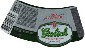 Drink Label: Grolsch Non Alcoholic (Grolsch Brouwerij, NetherlandsCol ...