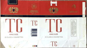 Cigarette Pack: Tc (ParaguayCol:PY-CT-0324