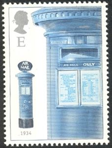Stamp: Air Mail Box, 1934 (United Kingdom of Great Britain & Northern ...