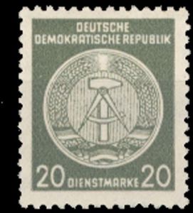 Stamp: Official Stamps for Administration Post B (II and III) (Germany ...