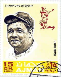 Selo: Babe Ruth (1895-1948), American professional baseball player ...
