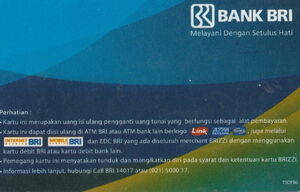 Bank Card: Brizzi (BRI (Indonesia), IndonesiaCol:ID-GM-0162