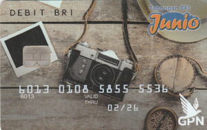 Bank Card: Tabungan Junio (BRI (Indonesia), IndonesiaCol:ID-GM-0163