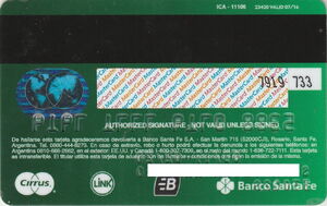 Tarjeta de Banco: Mastercard Banco de Santa Fe (Banco Santa Fe ...