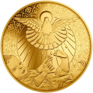 Coin: 50 Dollars (Holy Baptism) (Niue(Numismatic Product - Religion)