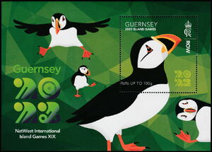 Stamp: Jet the Puffin, Games Mascot (Guernsey(2023 Island Games ...