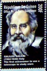 Stamp: Galileo Galilei (Guinea(History of Space Exploration (2000)) Sn ...