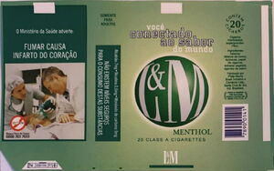 Cigarette Pack: L&M Menthol (Brazil(L&M Menthol) Col:BR-CT-1054