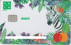 Bank Card: Zebras (VeloBank, PolandCol:PL-MC-0822