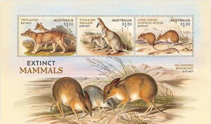 Stamp: Extinct Mammals of Australia (Australia(Extinct Mammals of ...