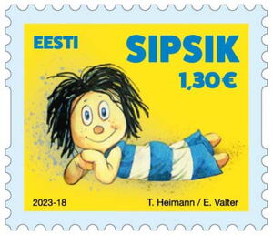 Stamp: Children’s Stamp – Sipsik (Estonia(Children's Stamp) Mi:EE 1076 ...