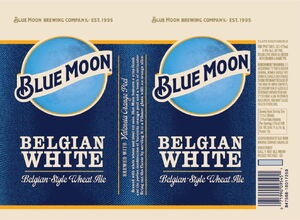 Drink Label: Blue Moon Belgian-Style Wheat Ale (Blue Moon Brewing Co ...
