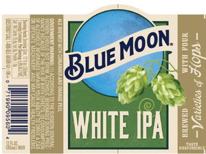 Drink Label: Blue Moon White IPA (Blue Moon Brewing Co., United States ...