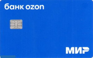 Bank Card: Bank OZON (Ekom (OZON) Bank, RussiaCol:RU-MI-0776.03
