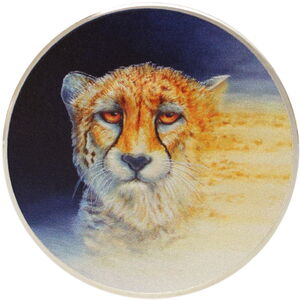 Coin: 20 Dollars (Endangered Animals - Asiatic Cheetah) (Palau ...