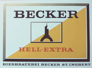 Drink Label: Becker Hell-Extra (Privatbrauerei Becker, Germany, Federal ...