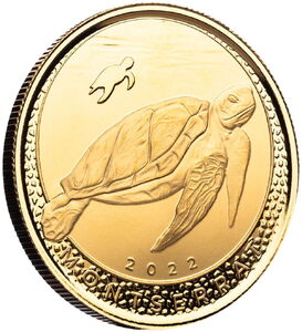 Coin: 10 Dollars (Montserrat Sea turtle) (Montserrat(Numismatic) Col:MS ...
