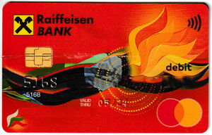 Bank Card: RaiffeisenBank Mastercard Debit - 11/20/010 (Raiffeisen Bank ...