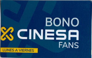 Functional Card: Bono Cinesa Fans (Cinema, Spain(Cinesa) Col:ES-CNS-006