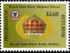 Stamp: Royal Hutt River Army (RHRA) (Australia: Cinderella Stamps(Hutt ...