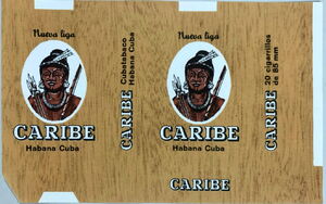 Cigarette Pack: Caribe (CubaCol:CU-CT-0027