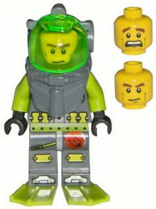 Lego Set: Atlantis Diver 1 - Axel (Minifigs(Atlantis) Leg:ATL001