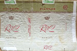 Cigarette Pack: Regalías El Cuño (CubaCol:CU-CT-0095 🚬