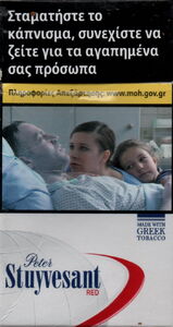 Paquete de Cigarrillos: Peter Stuyvesant Red 100's 2021-2022 (Grecia ...