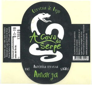 Drink Label: A Cova Da Serpe Anarga (Cervexa de Lugo - A Coba da Serpe ...