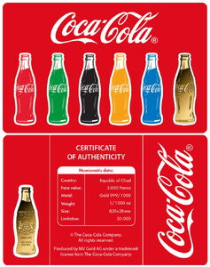 Coin: 3,000 CFA Francs (Coca Cola ®) (Chad(Numismatic Product - Coca Cola)