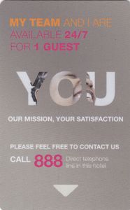 Hotel Card: Novotel - You - My Team (Novotel, France(Novotel - YOU ...