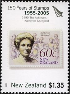 Stamp: 1990 Achievers (New Zealand(150th Anniv. of New Zealand Stamps ...