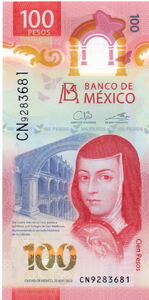 Banknote: 100 Pesos (Mexico(2017-2022 "Historical Identity and Natural ...