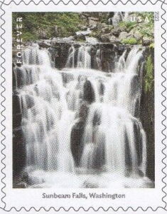 Stamp: Sunbeam Falls, Washington (United States of America(Waterfalls ...