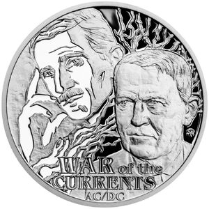 Coin: 1 Dollar (Nikola Tesla & Thomas Edison - War of the Currents ...