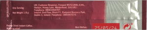 Food Label: Kenco Smooth Instant Coffee (The Kenco Coffee Company ...