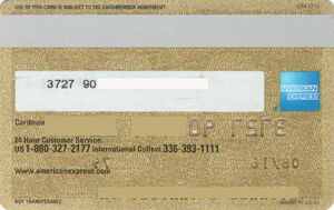 Bank Card: American Express Gold - REWARDS PLUS 02-12 (American Express ...