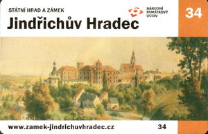 Billet d'entrée: Jindřichův Hradec – Adamovo stavení a Černá věž (République TchèqueCol:CZ-00478