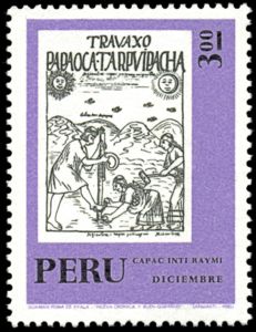 Stamp: 400th Anniversary Inca Calendar publication - December (Peru ...