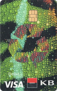 Tarjeta de Banco: KB VISA (Eco Card) (Komerční Banka (KB), República ...