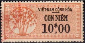 Stamp: Bamboo (Vietnam, South: Revenue Stamps(Revenue) Bar:VN-S R14