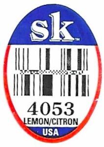 Fruit Sticker: Sunkist #4053 Lemon/Citron (United States of AmericaCol ...