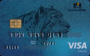 Bank Card: Leopard (Bank RBK, KazakhstanCol:KZ-VI-0090.01