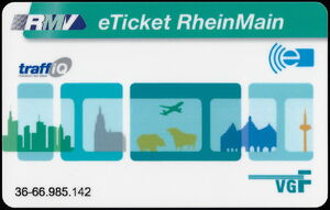 Transport Ticket: RMV eTicket RheinMain VGF traffiQ (design 3, local ...