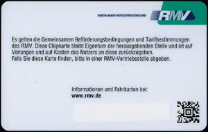 Transport Ticket: RMV eTicket RheinMain DB (Deutsche Bahn) (design 3 ...