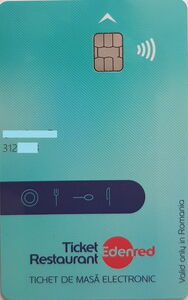 Bank Card: Edenred (Edenred, RomaniaCol:RO-MC-0410.03
