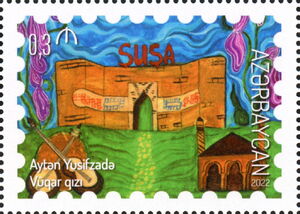 Stamp: Liberation of Shusha, Second Anniversary (Azerbaijan(Liberation ...
