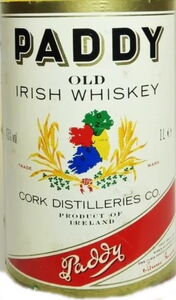 Drink Label: Paddy Old Irish Whiskey (Midleton Distillery, IrelandCol ...
