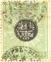 Stamp: Revenue stamp, Eagle in circle (Prussia: Revenue Stamps(Revenue ...