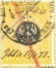 Stamp: Revenue stamp, Eagle in circle (Prussia: Revenue Stamps(Revenue ...